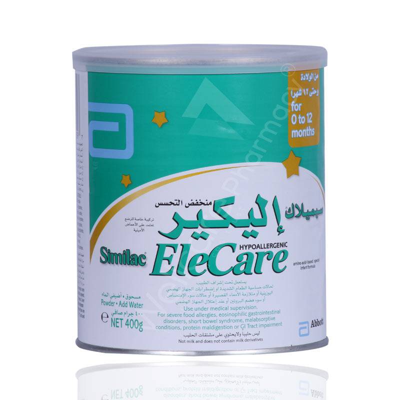 SIMILAC ELECARE 0-12M MILK POWDER 400GM – Wellcare Pharmacy