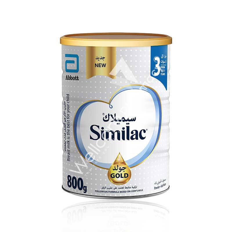 Similac Gold No3 Milk Powder 800G – Wellcare Pharmacy