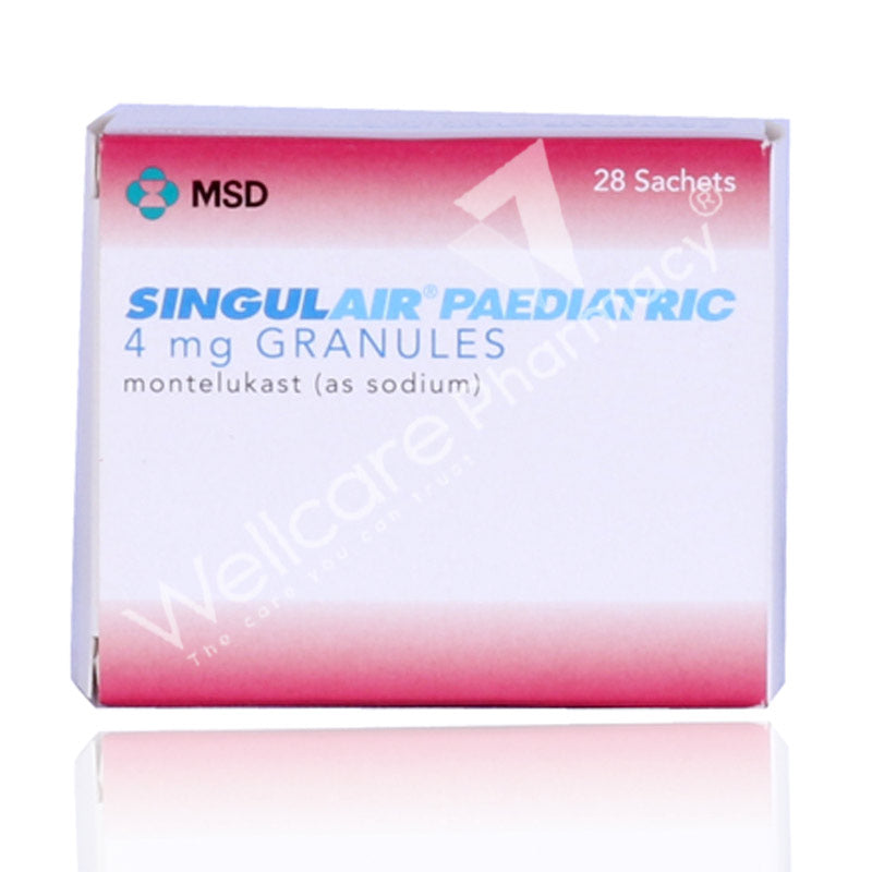 Singulair Paediatric 4Mg Granules 28'S – Wellcare Pharmacy