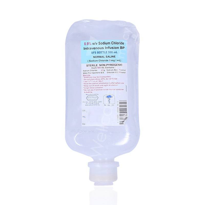 Sodium Chloride 0.9% Normal Saline 500Ml – Wellcare Pharmacy