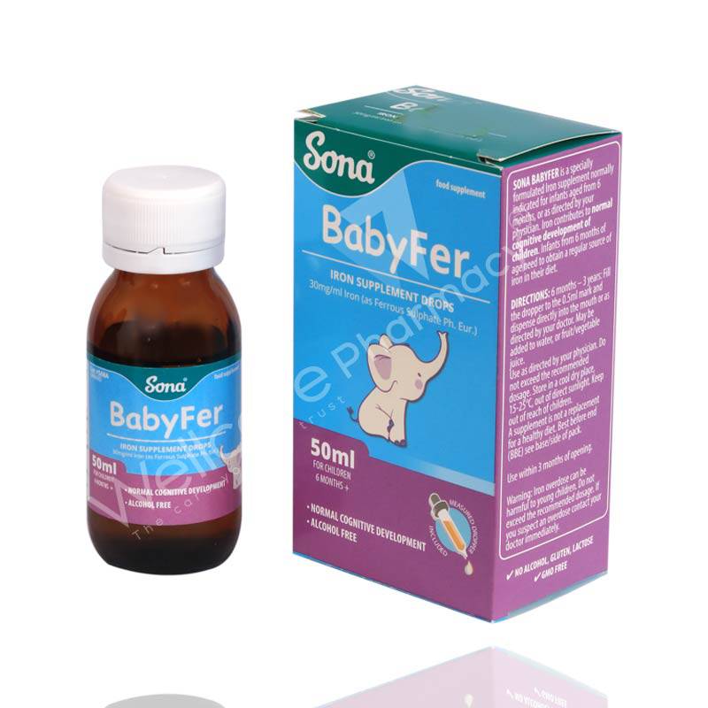 Sona Babyfer Drops 50Ml – Wellcare Pharmacy
