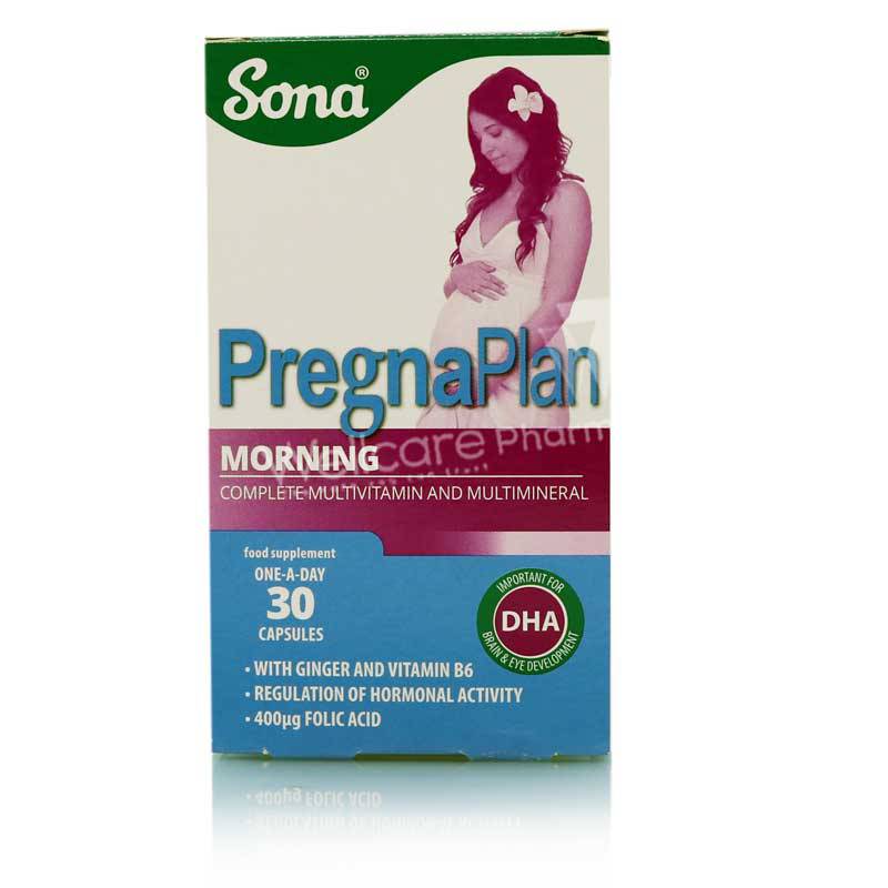Sona Pregnaplan Morning Capsules 30'S – Wellcare Pharmacy