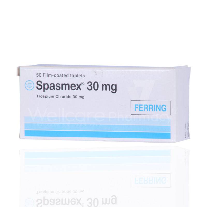 Spasmex 30Mg Tablets 50'S – Wellcare Pharmacy