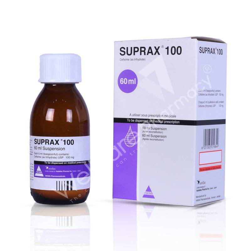 Suprax 100Mg Suspension 60Ml – Wellcare Pharmacy
