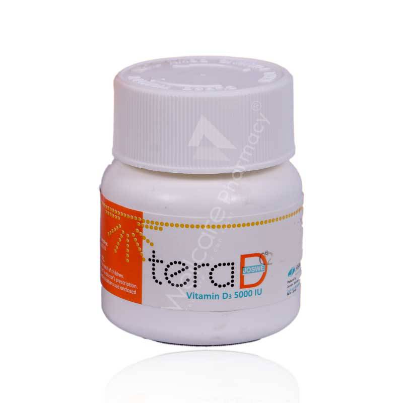 Terad Vitamin D3 5000Iu Capsules 30'S – Wellcare Pharmacy