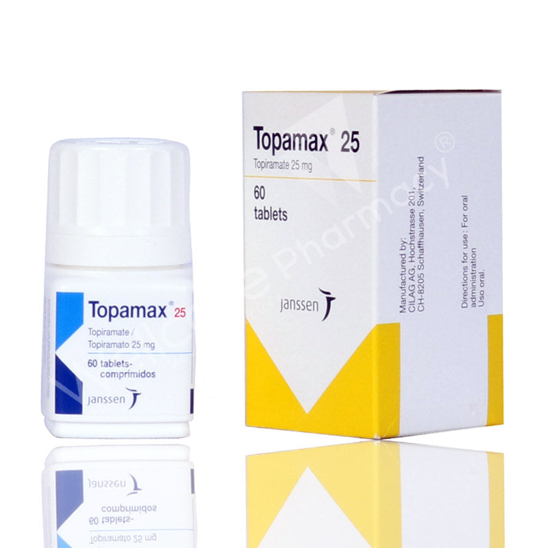 Topamax 25Mg Tablets 60'S – Wellcare Pharmacy