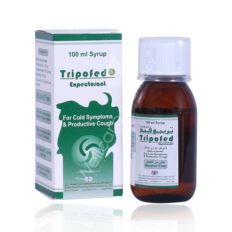 Tripofed Expect Syrup 100Ml – Wellcare Pharmacy