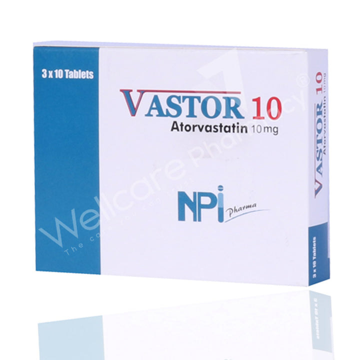Torvastin 10mg Tablets 30'S