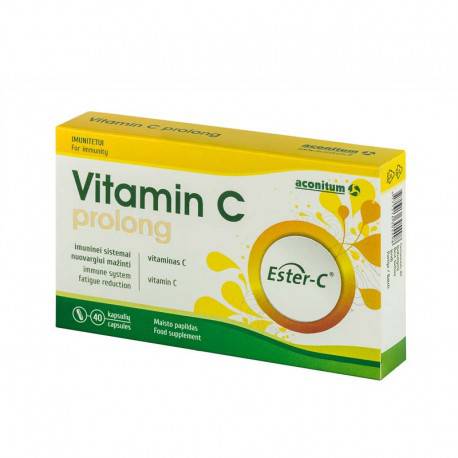 VITAMIN C PROLONG CAPSULES 40'S – Wellcare Pharmacy