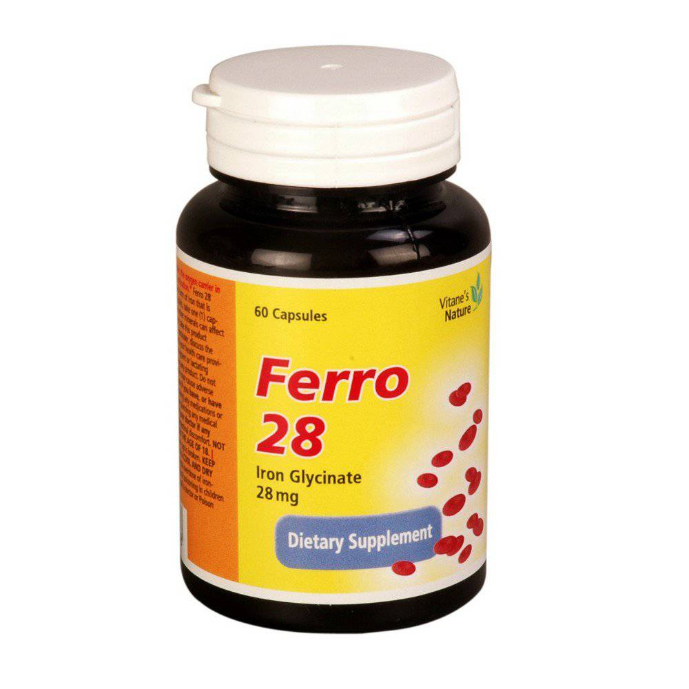 Vitane Ferro 28Mg Capsules 60'S – Wellcare Pharmacy