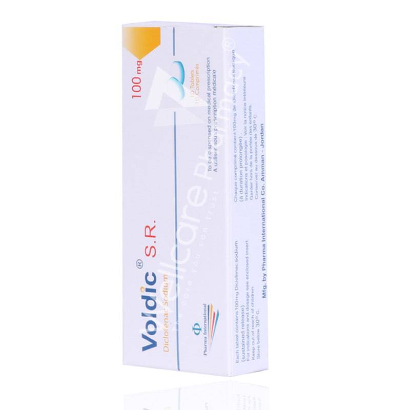Voldic 100Mg Sr Tablets 10'S – Wellcare Pharmacy