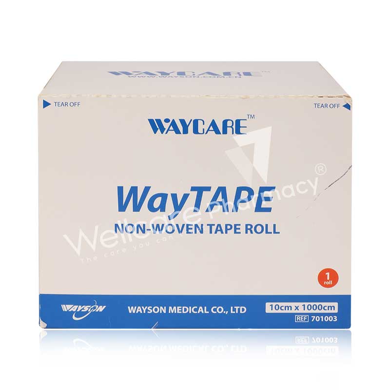Waycare 701003 Adhesive Tape Roll 10Cmx10m 1'S – Wellcare Pharmacy