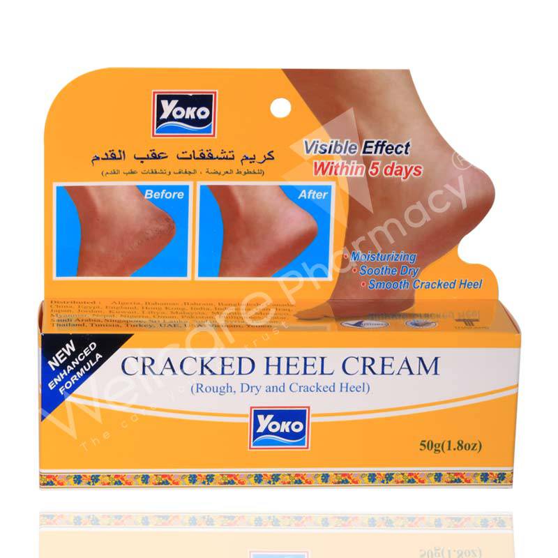 Yoko Cracked Heel Cream 50G – Wellcare Pharmacy
