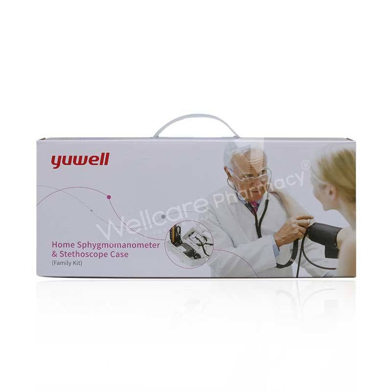 YUWELL HOME SPHYGMOMANOMETER MERCURY WITH STETHOSCOPE CASE – Wellcare ...