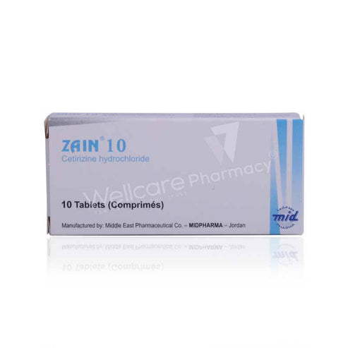 Zain 10Mg Tablets 10'S – Wellcare Pharmacy
