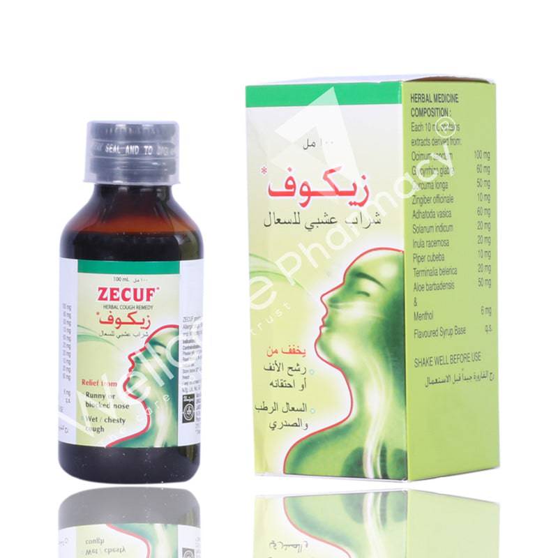 Zecuf Herbal Cough Syrup 100Ml – Wellcare Pharmacy