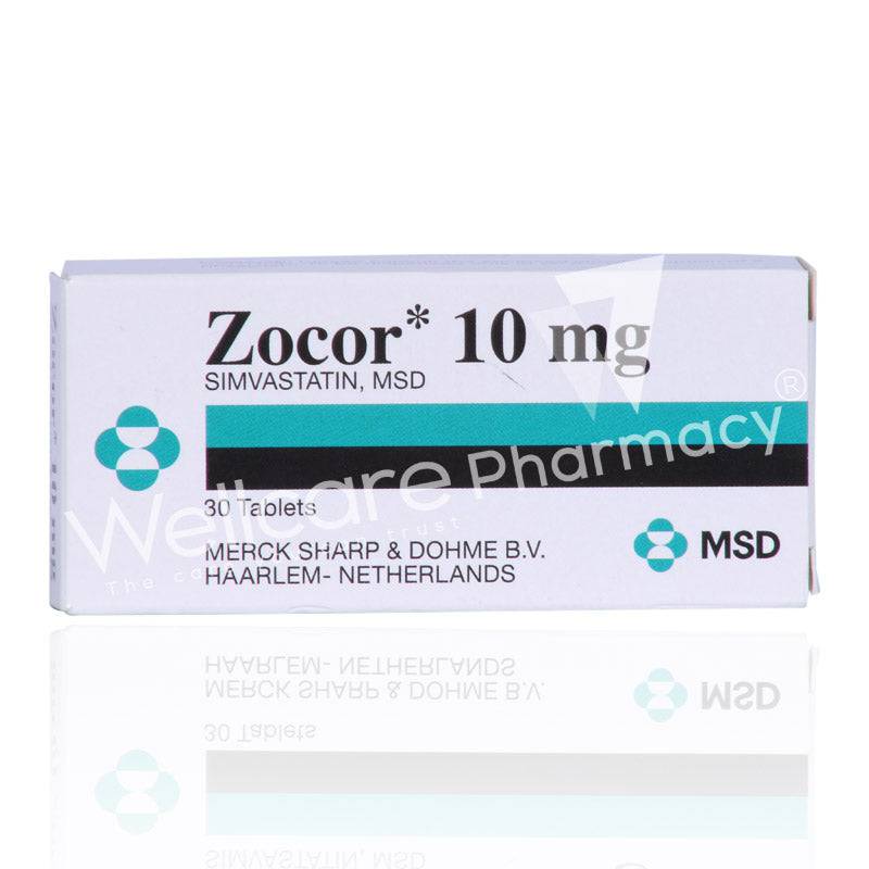 Zocor 10Mg Tablets 30'S